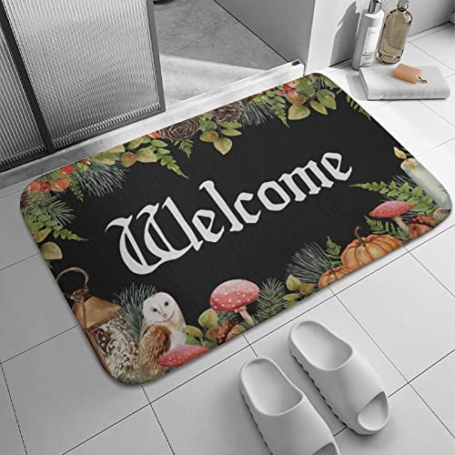 Cottagecore Welcome Mat, Cottagecore Bath Rug, Mushroom Rug, Fall ...