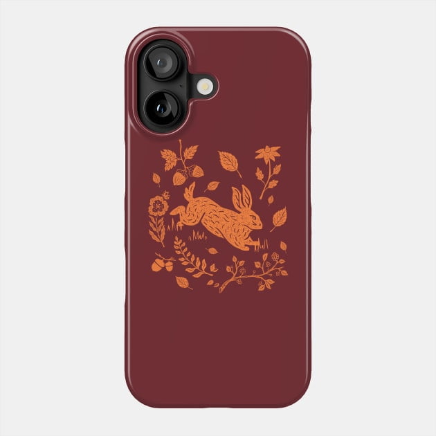 Cottagecore Wild Hare Rabbit Forest Animal Graphic Case for iPhone 11,12,13,14,15,16,17 ...