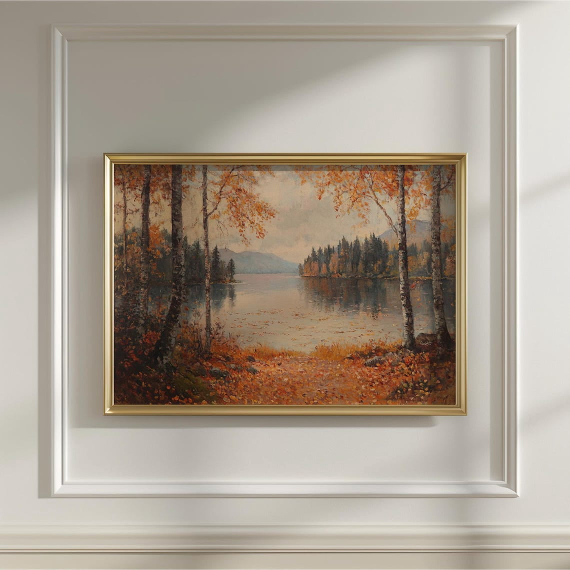 Cottagecore Wildflower Fall Vintage Rustic Matte Horizontal Autumn ...