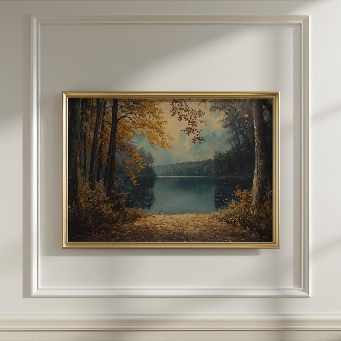 Cottagecore Wildflower Fall Vintage Rustic Matte Horizontal Autumn ...