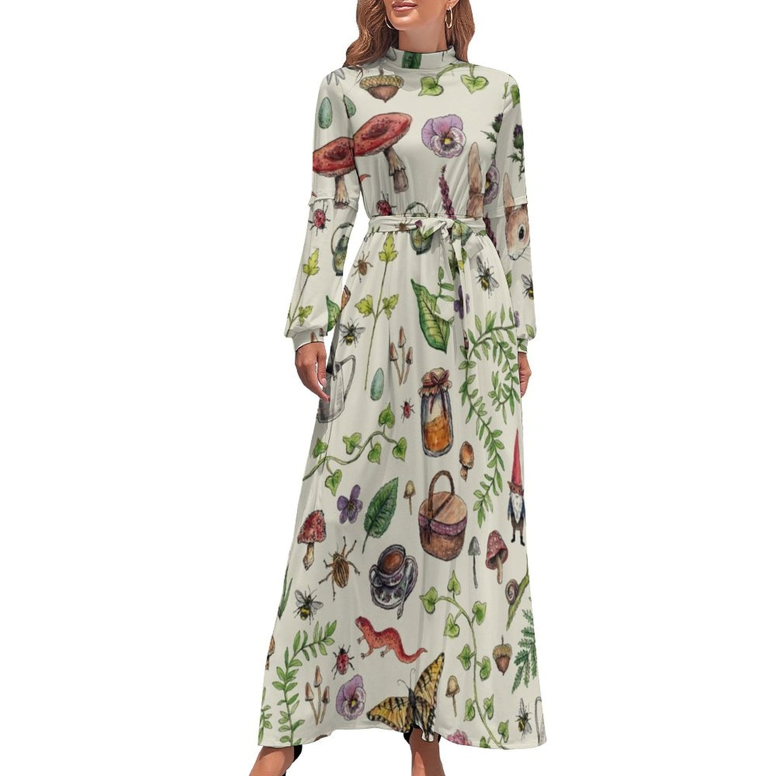 Cottagecore light green Long Dress Woman's evening dress summer dresses ...