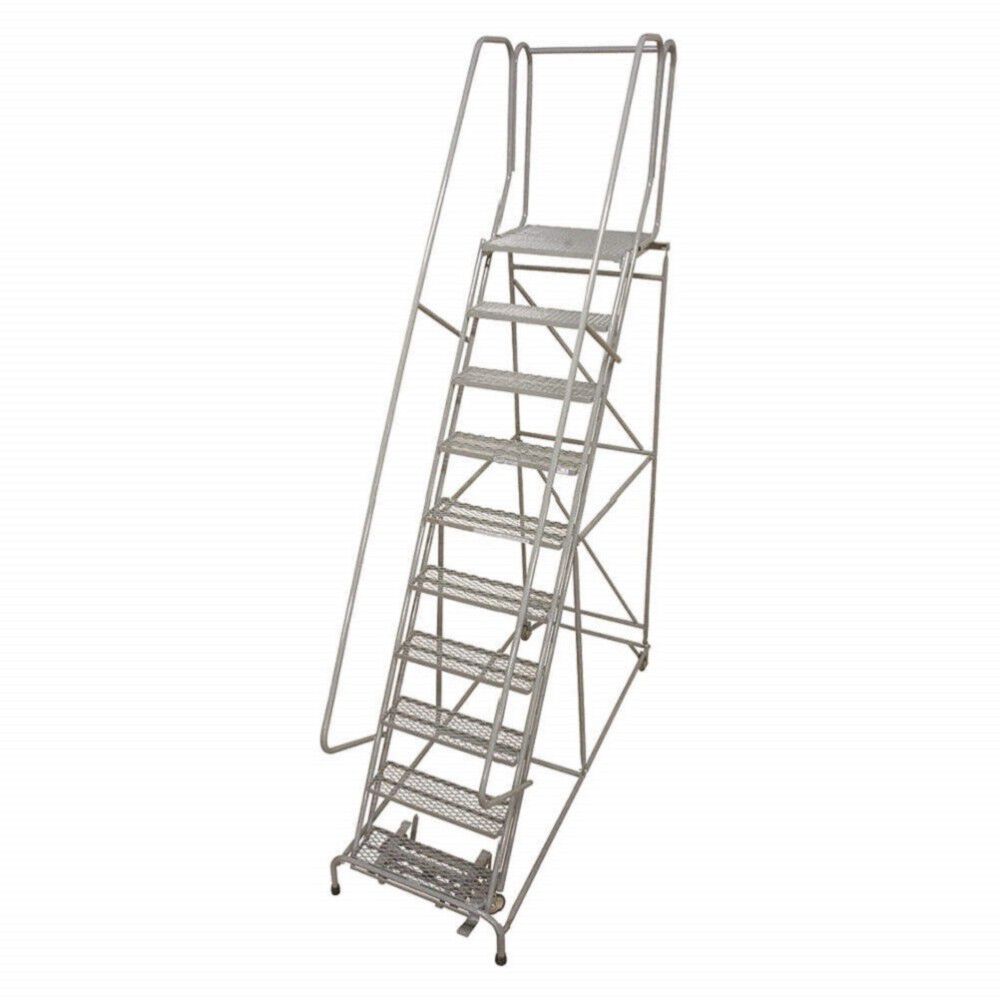 Cotterman Series 1000 10 Step X 26In W A6 Tread Step Ladder W/handrails ...