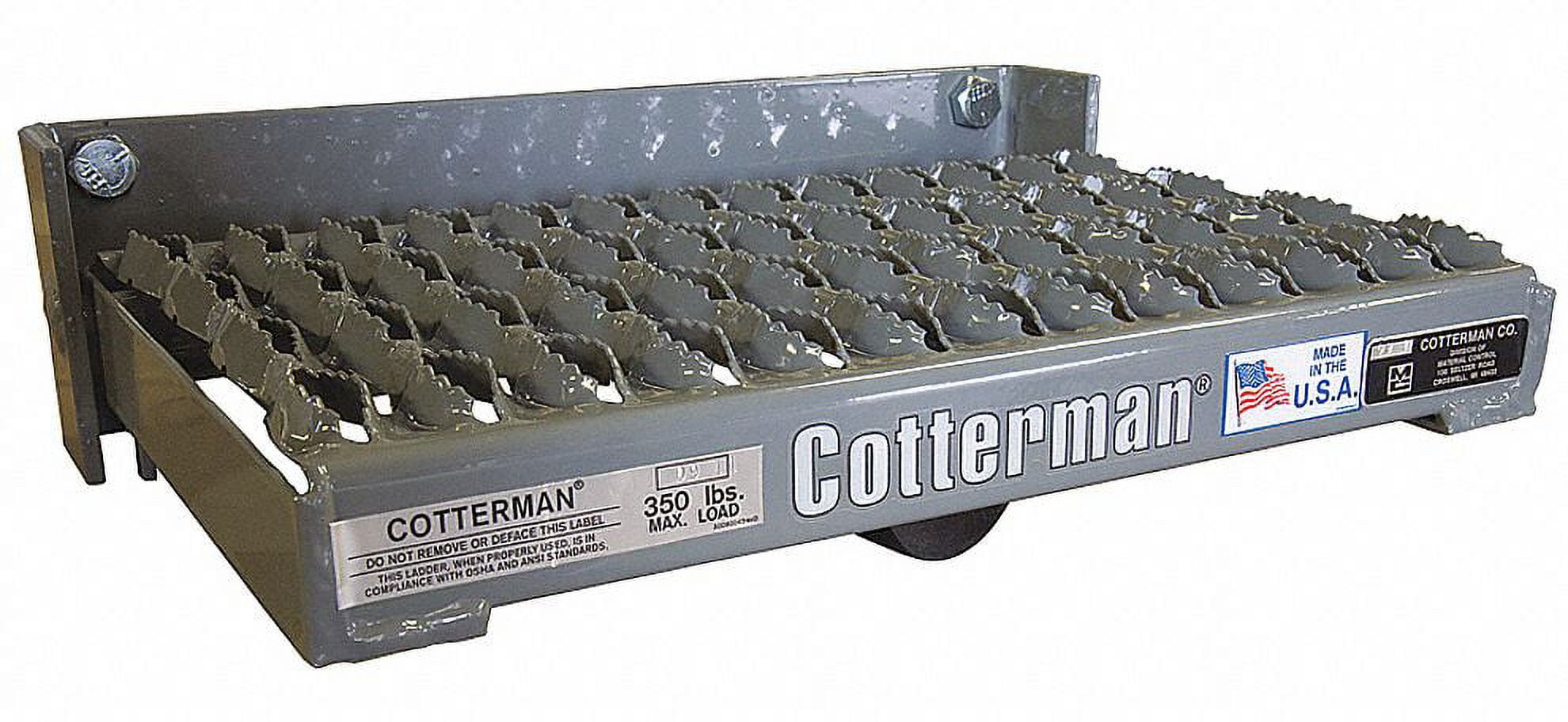 Cotterman Spring Loaded Fold-Up Step,4 In. H FUS101SA3C1P1 - Walmart.com