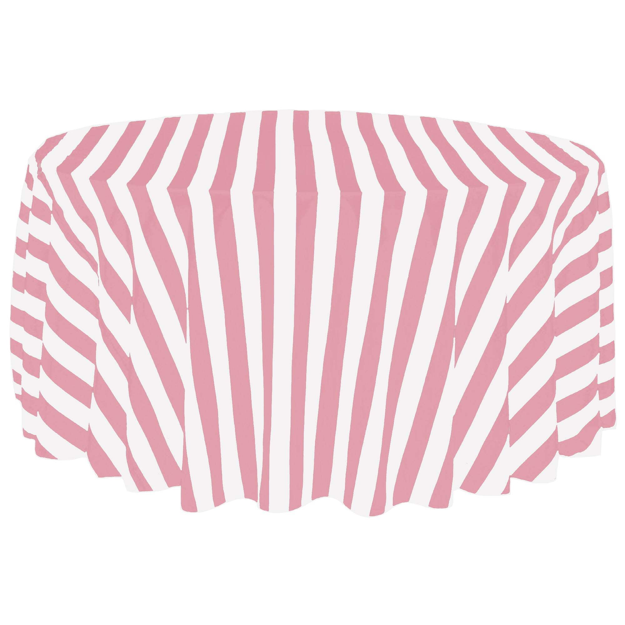 Cotton 1 Inch Wide Stripes Round Tablecloth for Wedding/Bridal Shower ...