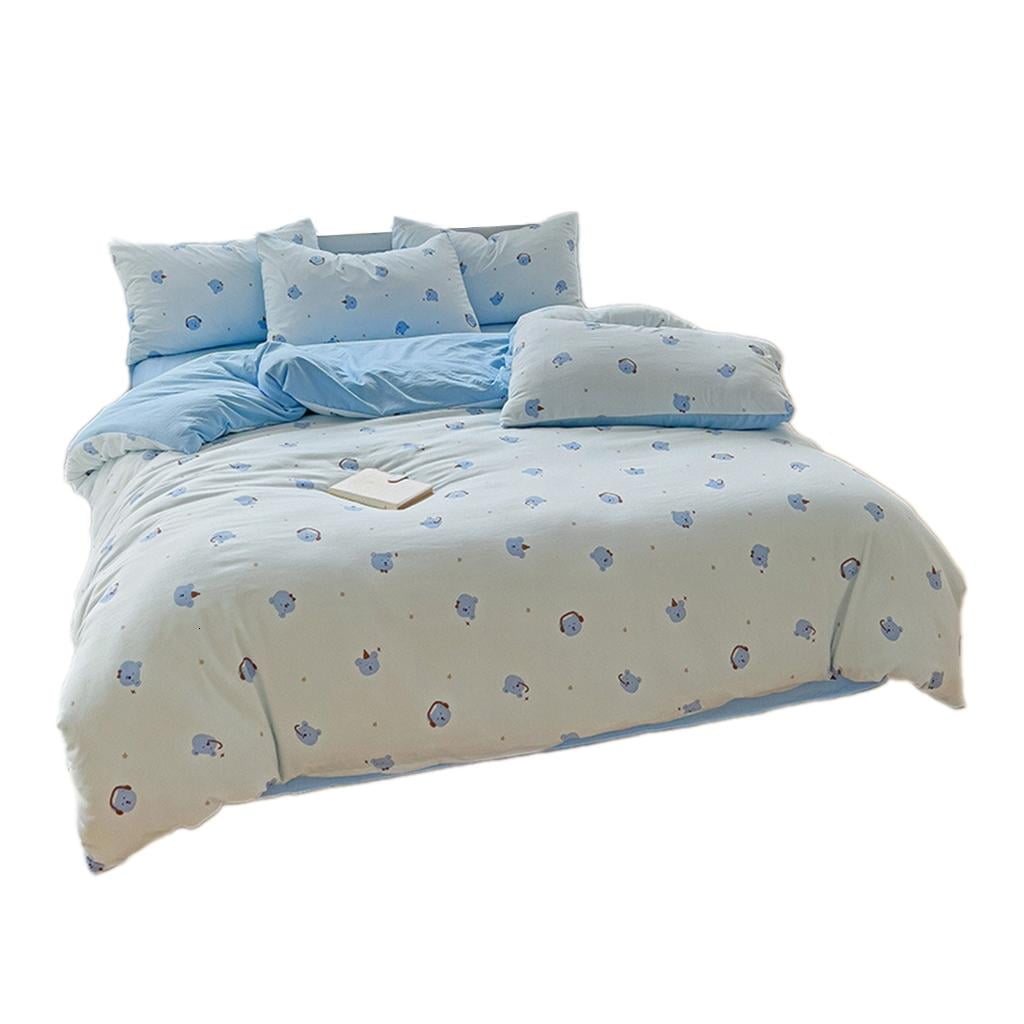 Cotton 4 Pieces Bed Set Temperature Regulating Nursery Bedding for ...