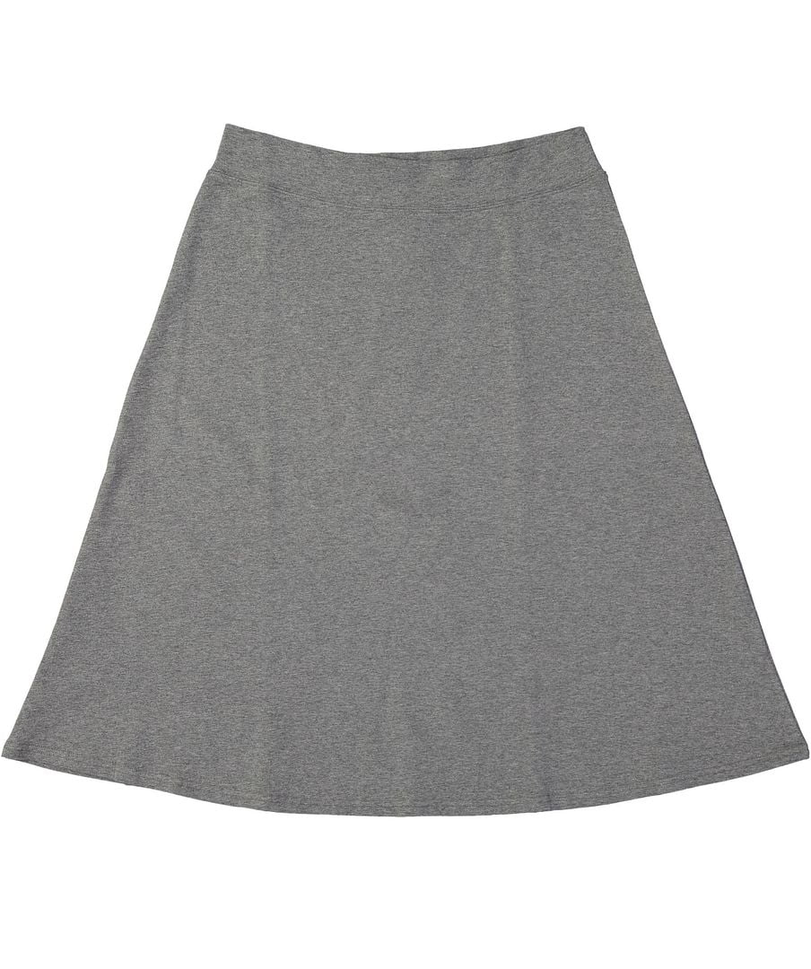 Cotton A-Line Midi Skirt For Women By BGDK- Knee Length Skirt With ...