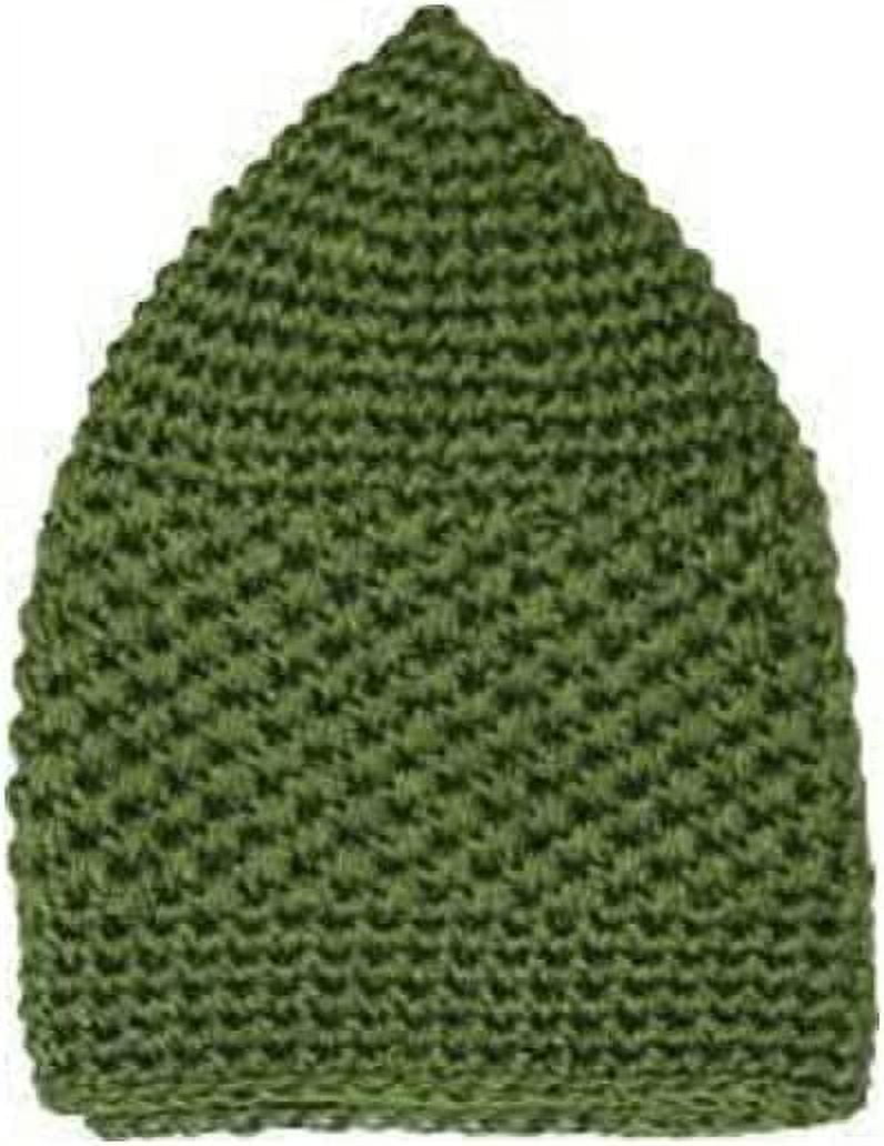 Cotton Adult Men's Islamic Prayer Cap (Green, Free Size), Stretchable ...