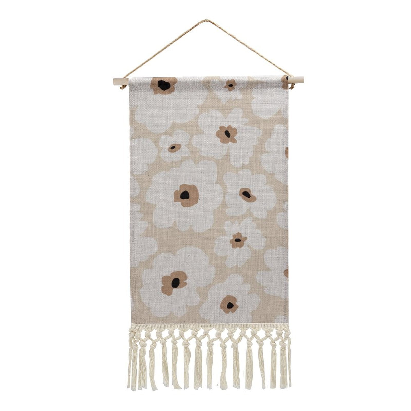 Cotton And Linen Fringe Hanging Picture 19.6×10in Thick And Comfortable ...