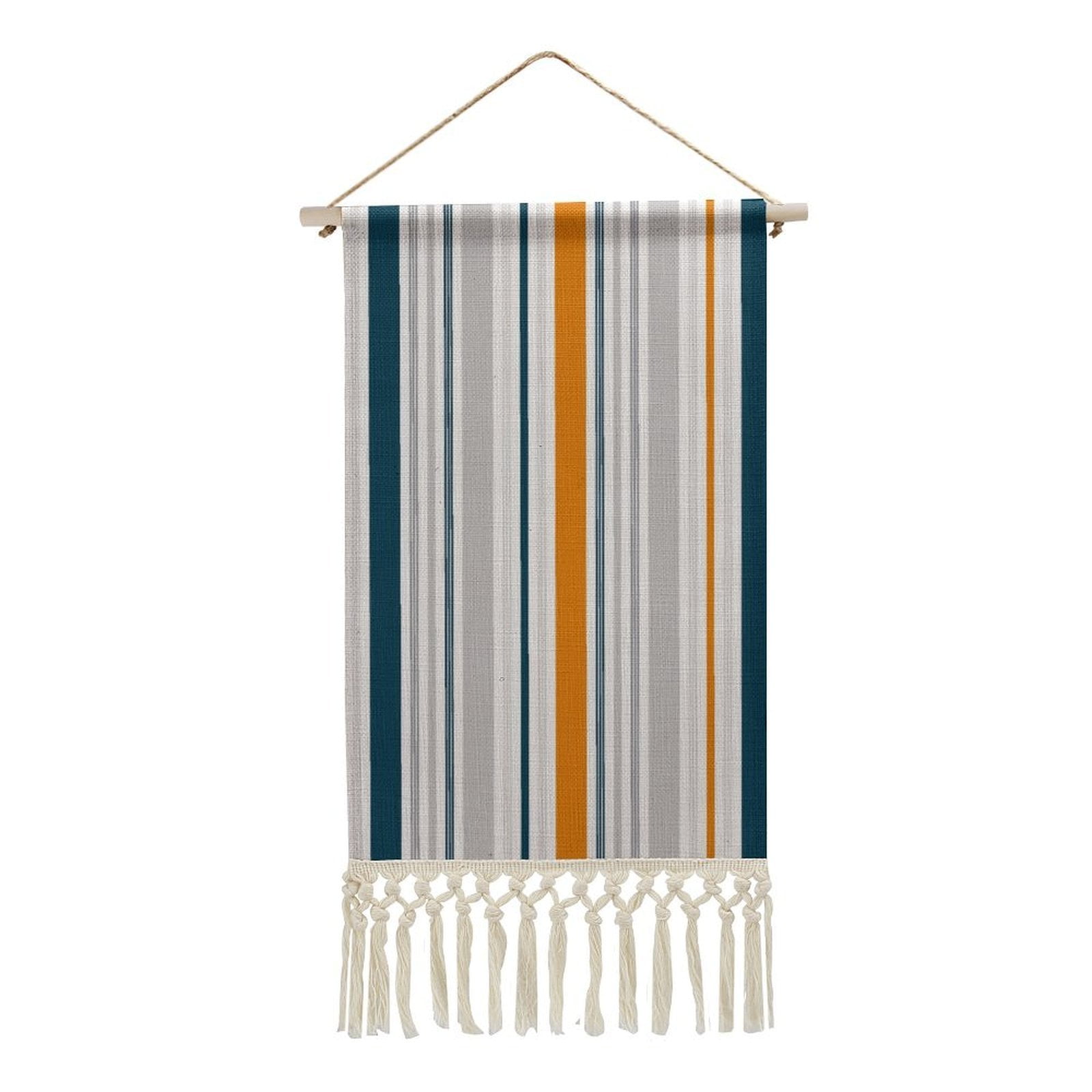 Cotton And Linen Fringe Hanging Picture 19.6×10in Thick And Comfortable ...