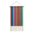 Cotton And Linen Fringe Hanging Picture 19.6×10in Thick And Comfortable ...