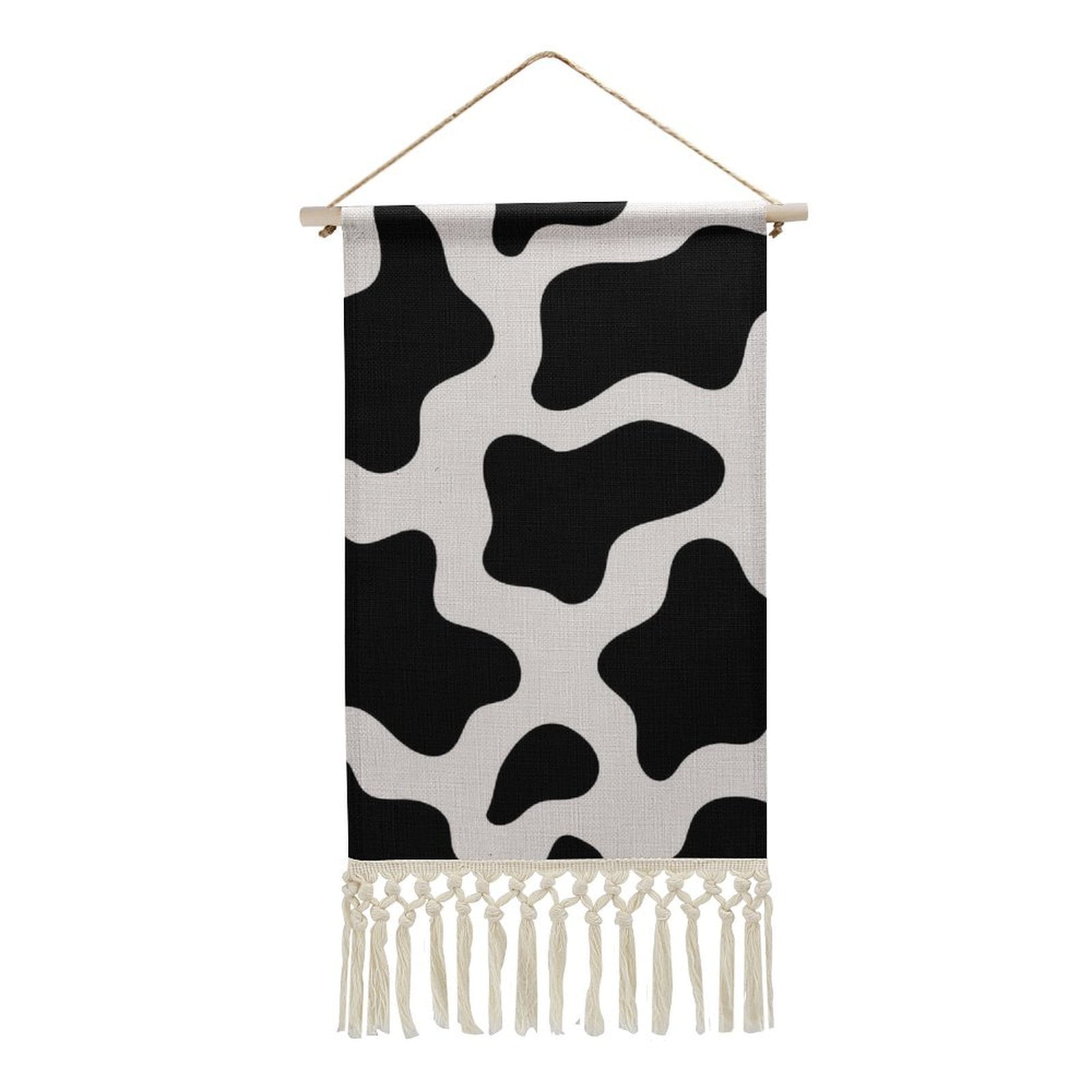 Cotton And Linen Fringe Hanging Picture 19.6×10in Thick And Comfortable ...