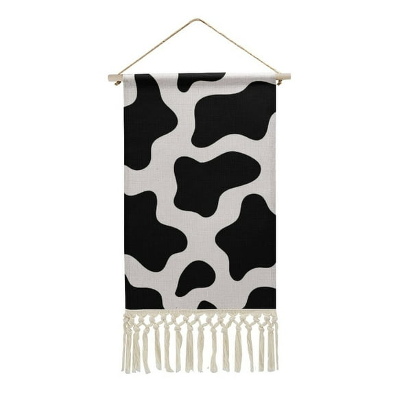 Cotton And Linen Fringe Hanging Picture 19.6×10in Thick And Comfortable ...