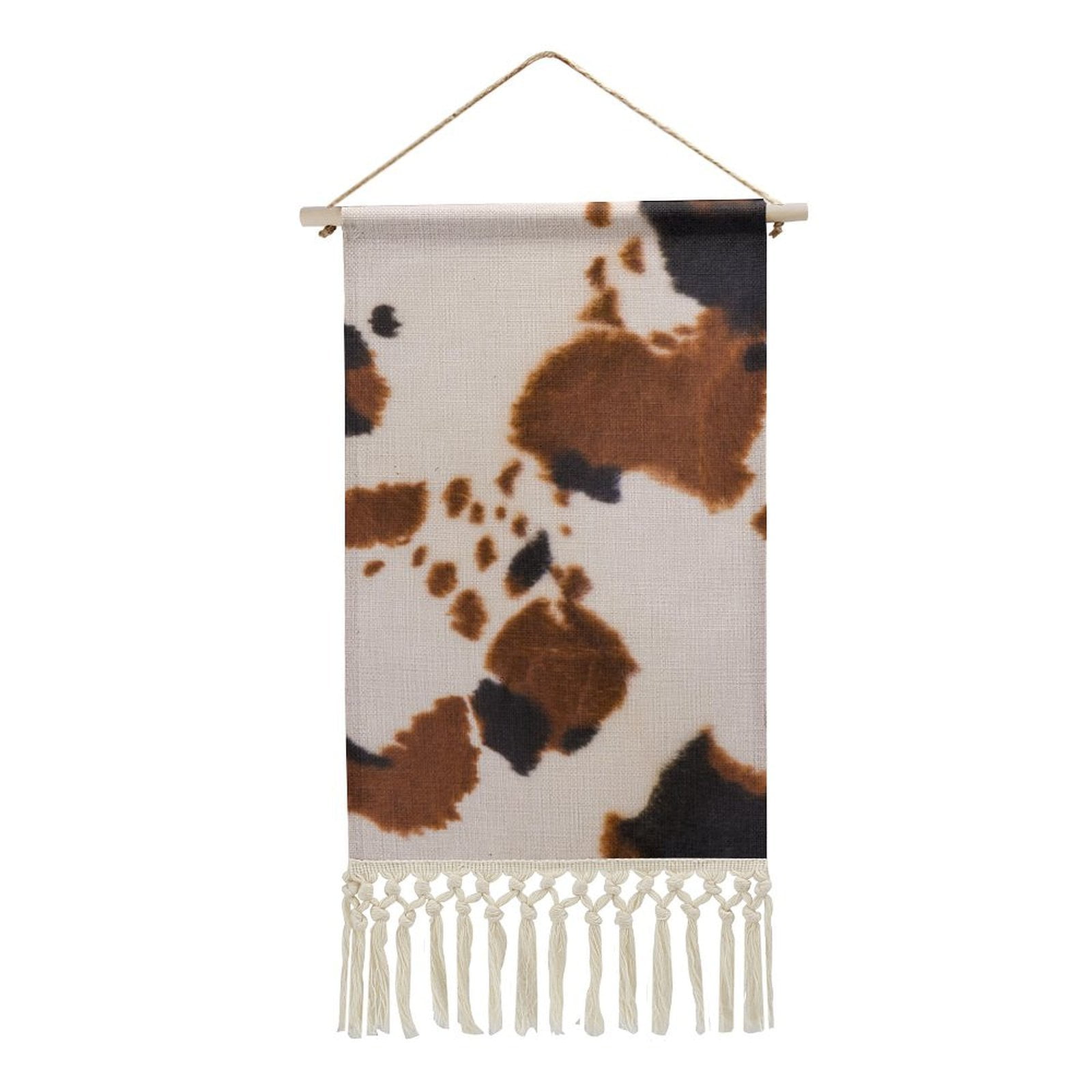 Cotton And Linen Fringe Hanging Picture 19.6×10in Thick And Comfortable ...