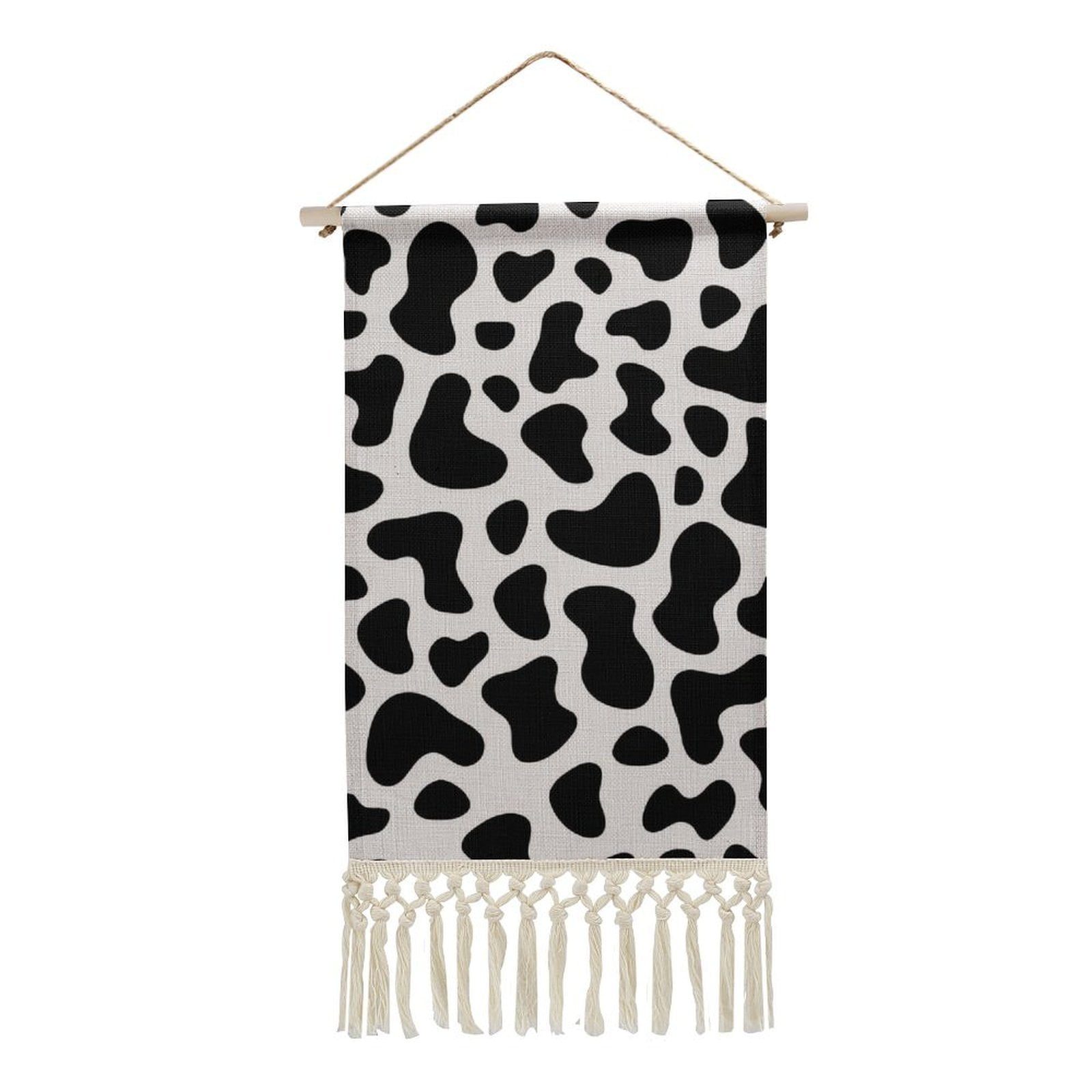 Cotton And Linen Fringe Hanging Picture 19.6×10in Thick And Comfortable ...