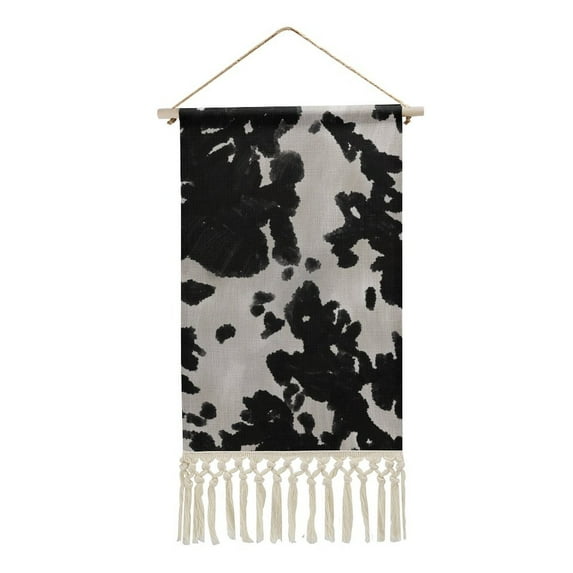 Cotton And Linen Fringe Hanging Picture 19.6×10in Thick And Comfortable ...