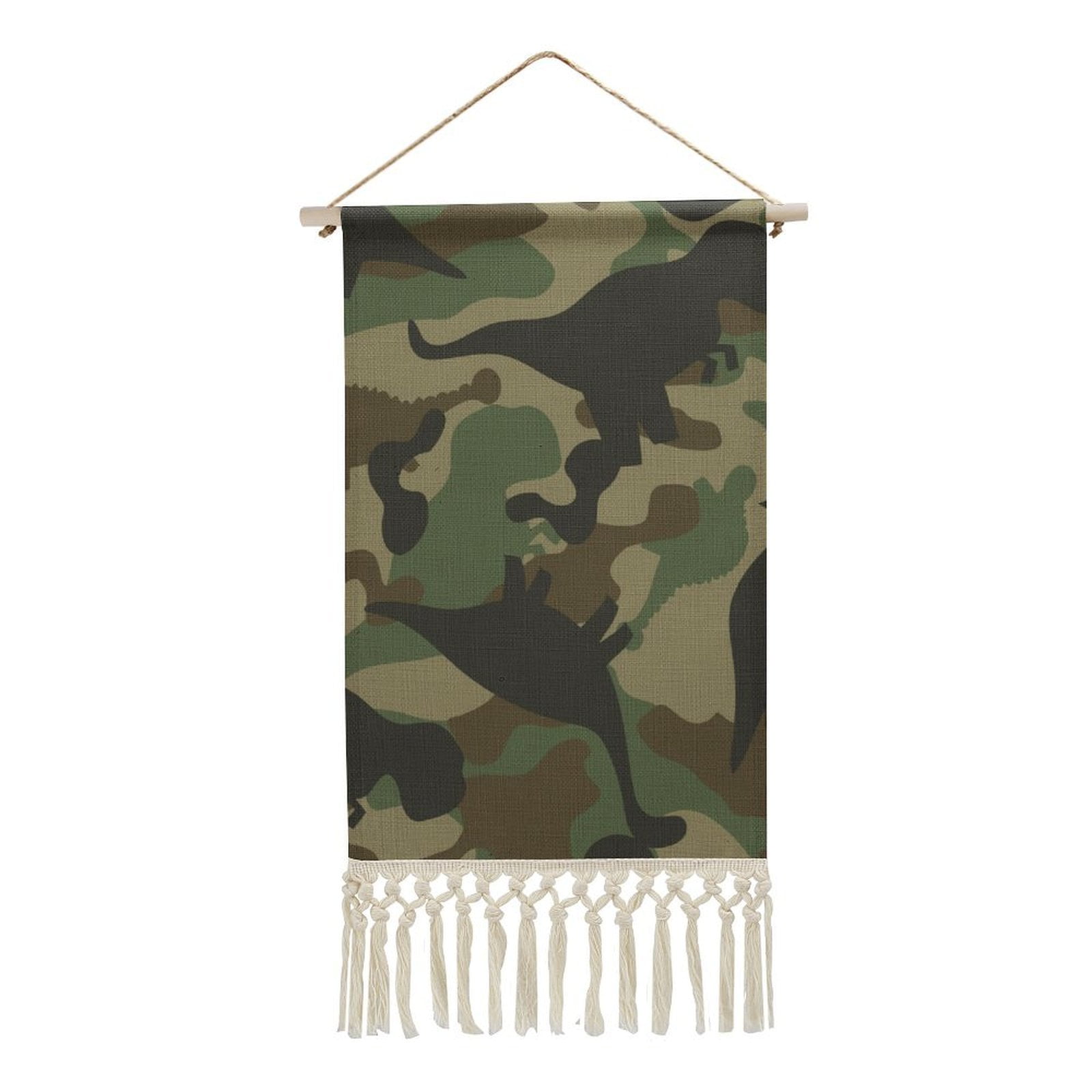 Cotton And Linen Fringe Hanging Picture 19.6×10in Thick And Comfortable ...