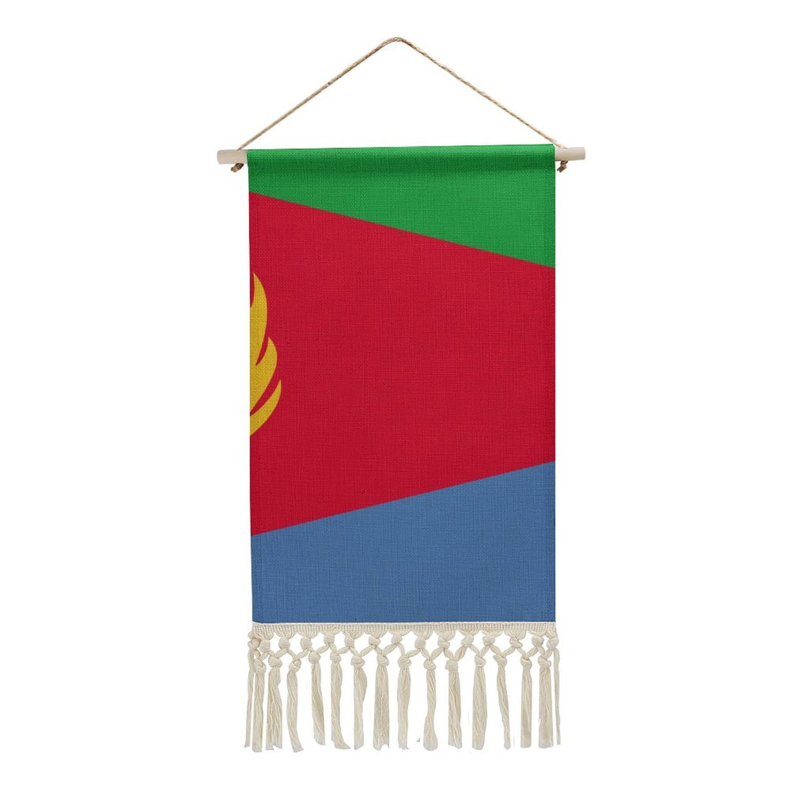 Cotton And Linen Fringe Hanging Picture 19.6×10in Thick And Comfortable ...