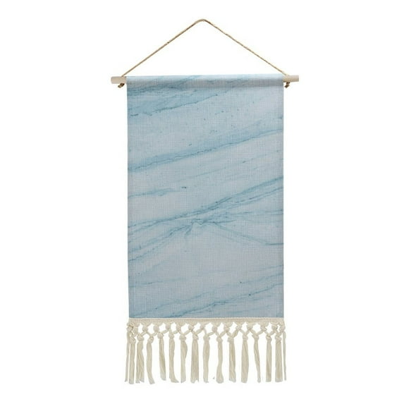 Cotton And Linen Fringe Hanging Picture 19.6×10in Thick And Comfortable ...