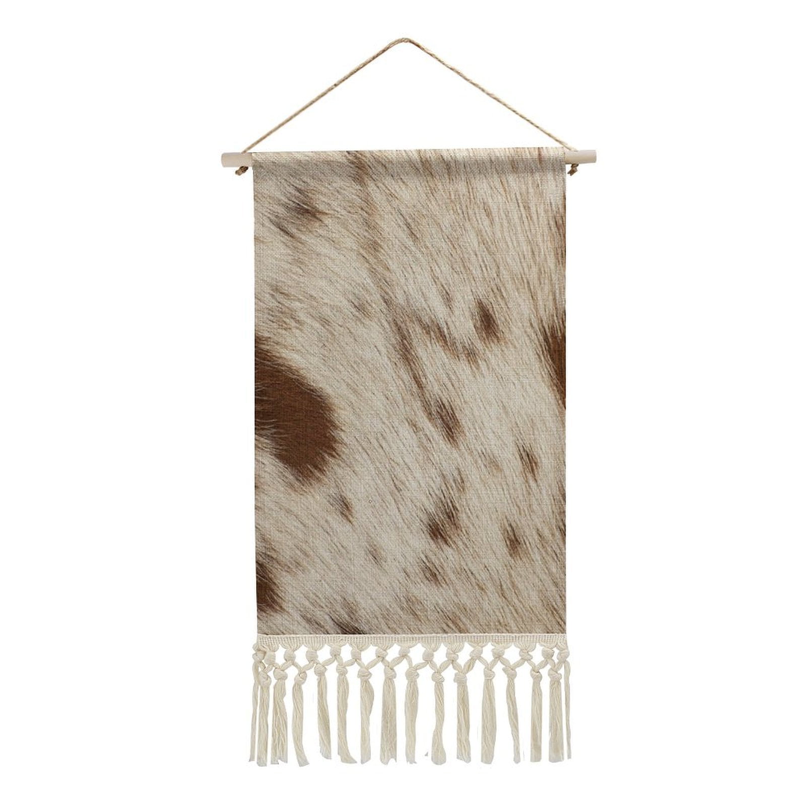 Cotton And Linen Fringe Hanging Picture 19.6×10in Thick And Comfortable ...