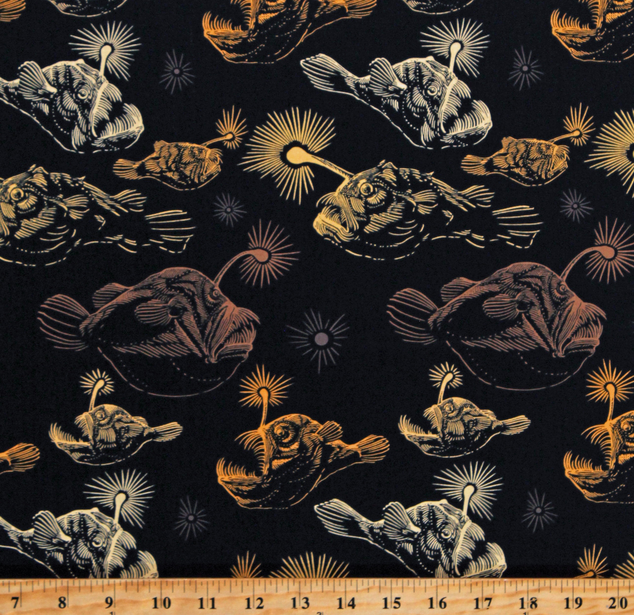 Cotton Anglerfish Deep Sea Fish Ocean Animals Gold Anglers Abound ...