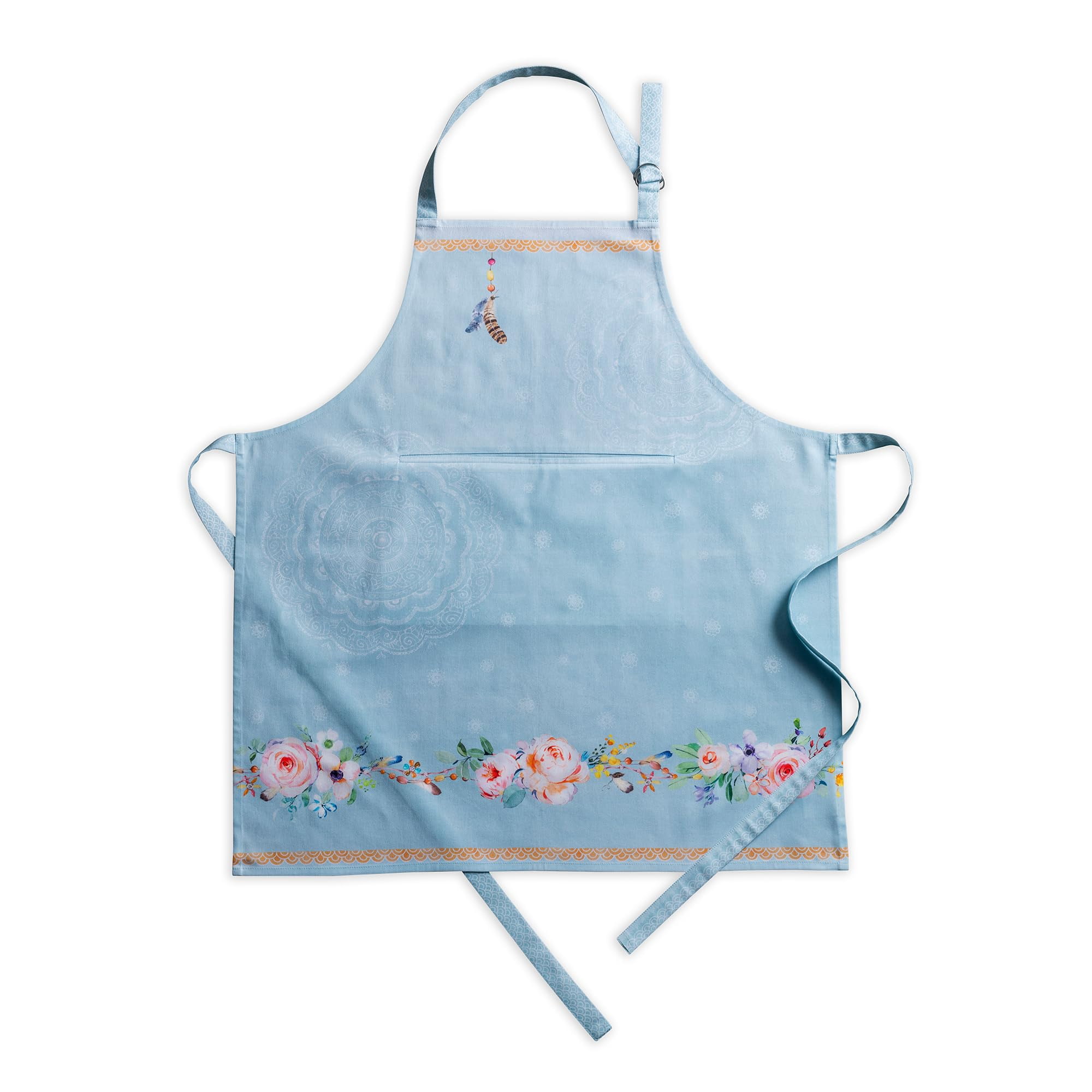 Cotton Apron 028 - Ibiza - Blue 1 Cooking, Gardening, Serving - Walmart.com