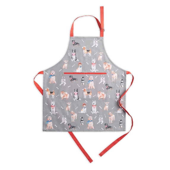Cotton Apron 064 - Lovely Dogs 1 Size Adult Cooking & Gardening Use ...