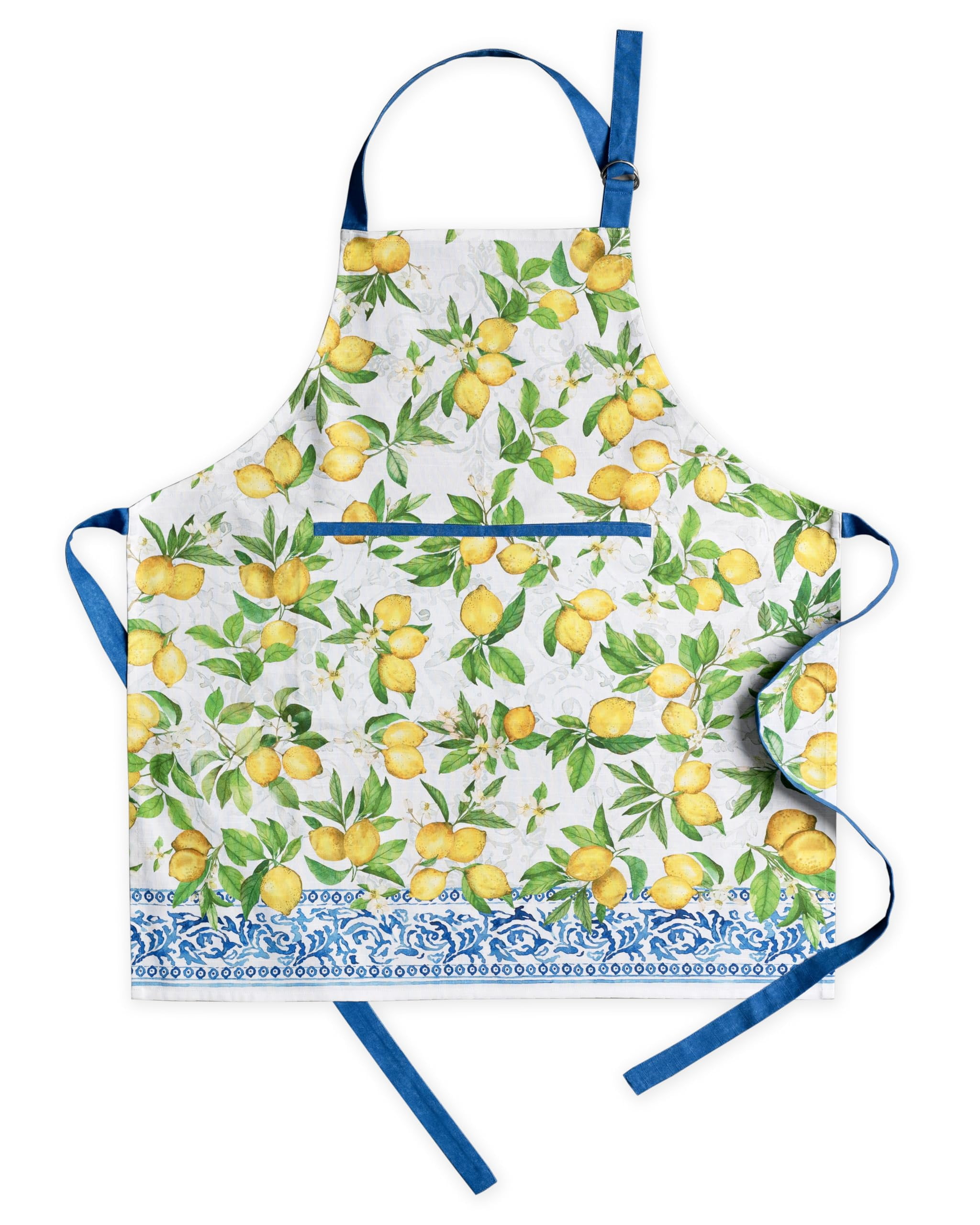 Cotton Apron 067 - Cedrat 1 Cooking and Everyday Use - Walmart.com