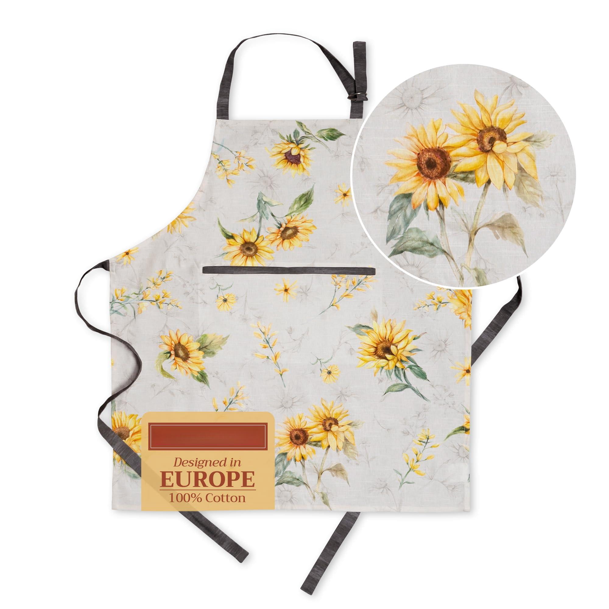 Cotton Apron 073 - Candice 1 Size Adult Cooking and Gardening - Walmart.com
