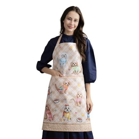 Cotton Apron 129 - Let’s Play, 1 Count Cooking and Gardening Use ...