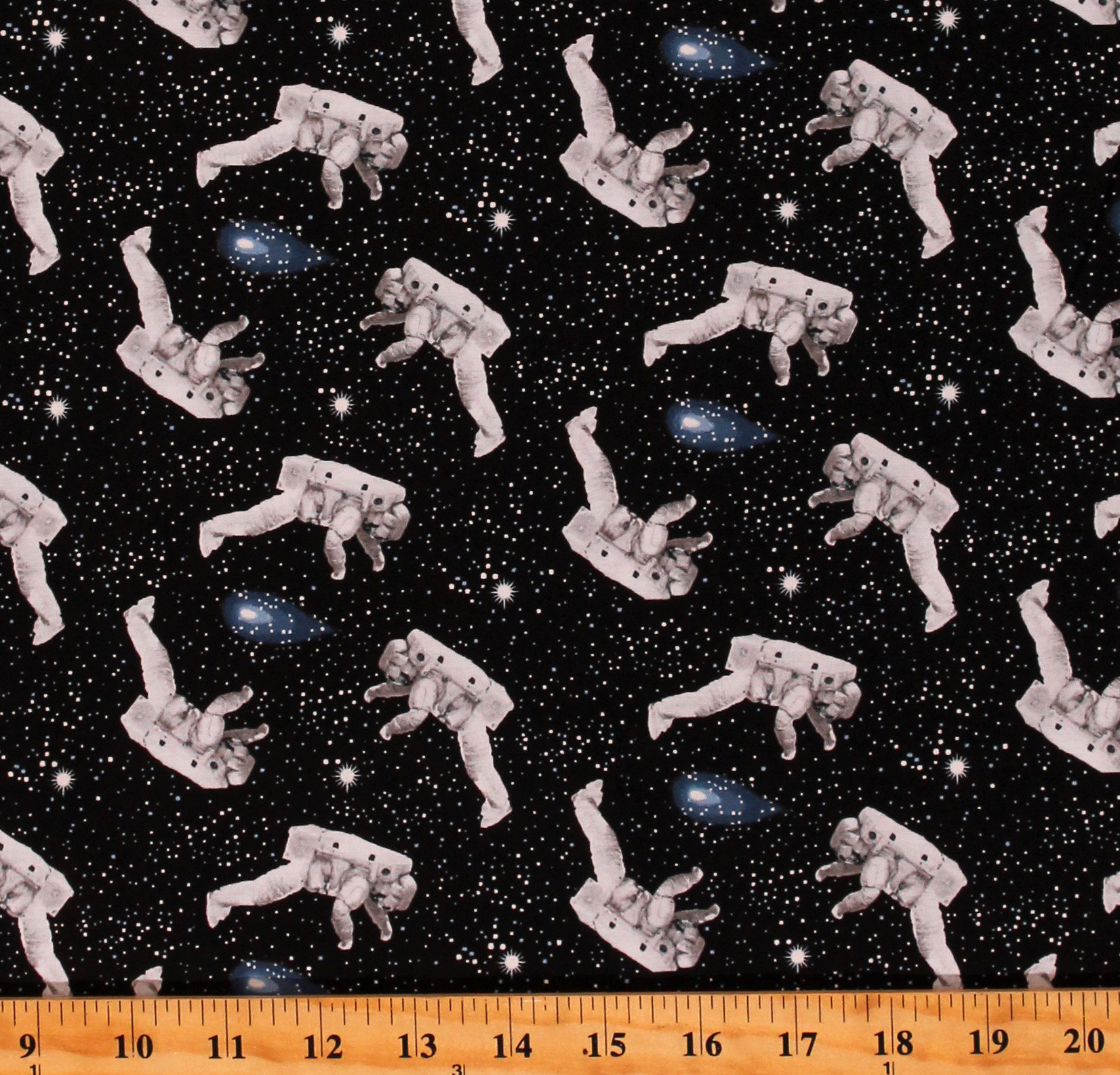 Cotton Astronauts Outer Space Stars Spacewalk Spaceflight Planetary ...