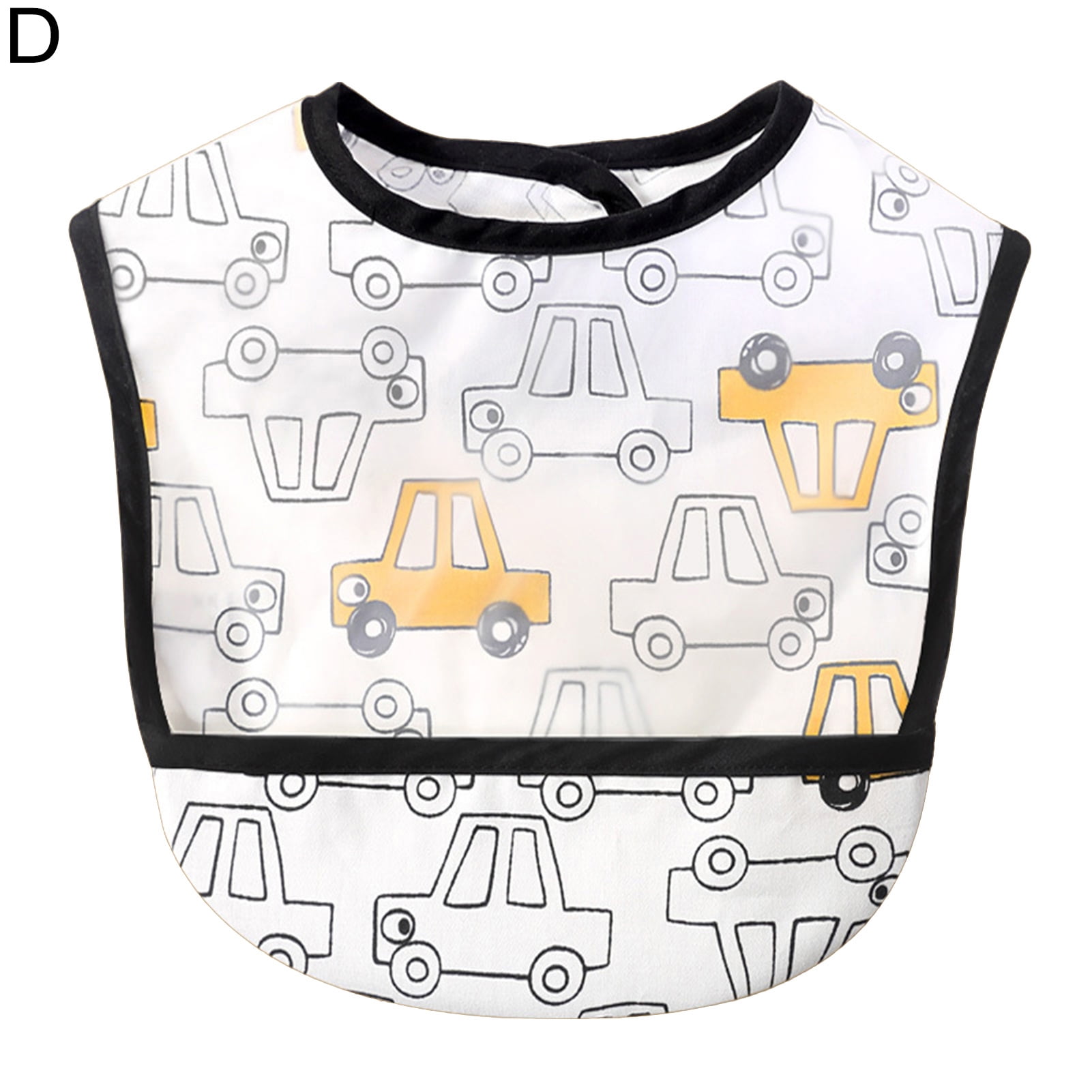Cotton Baby Bibs -Waterproof Easy Wipe Bib- Baby Feeding Bibs with ...