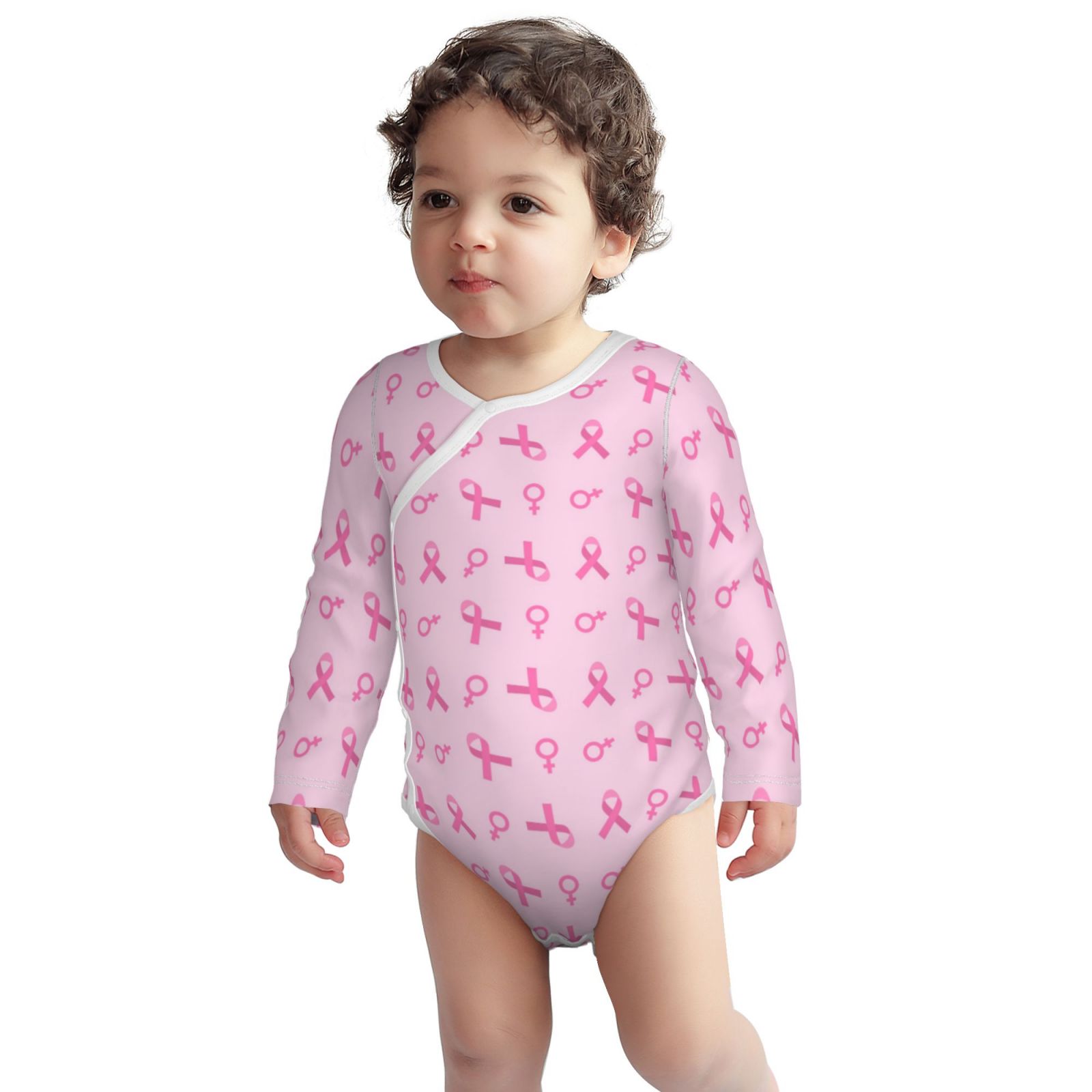 Cotton Baby Onsies, Breast Cancer Awareness 1 Unisex Newborn Baby Long ...