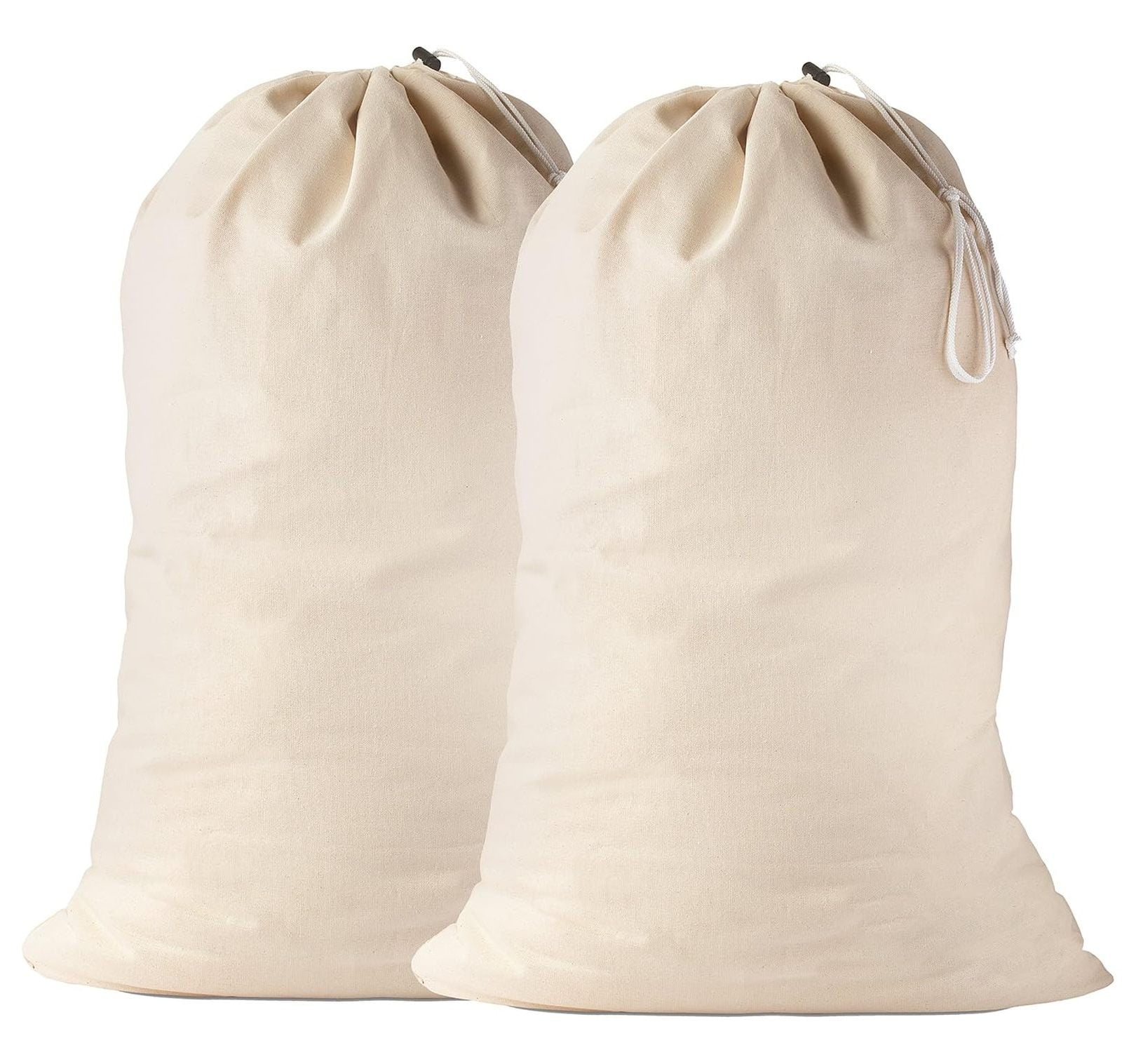 Cotton Bag, 2 Pack - 24" x 36" - Sturdy, 100% Cotton, Locking ...