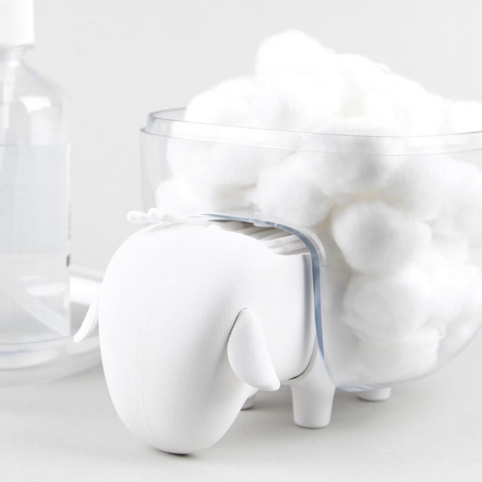 Cotton Ball Holder Dispenser,Acrylic Qtip Containers with Lid, Cute ...