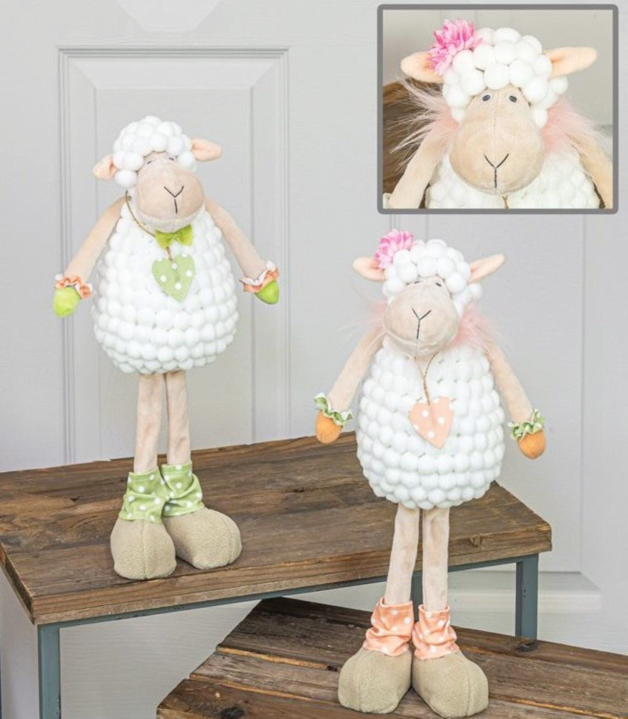 Cotton Ball Sheep Stander Set - Walmart.com