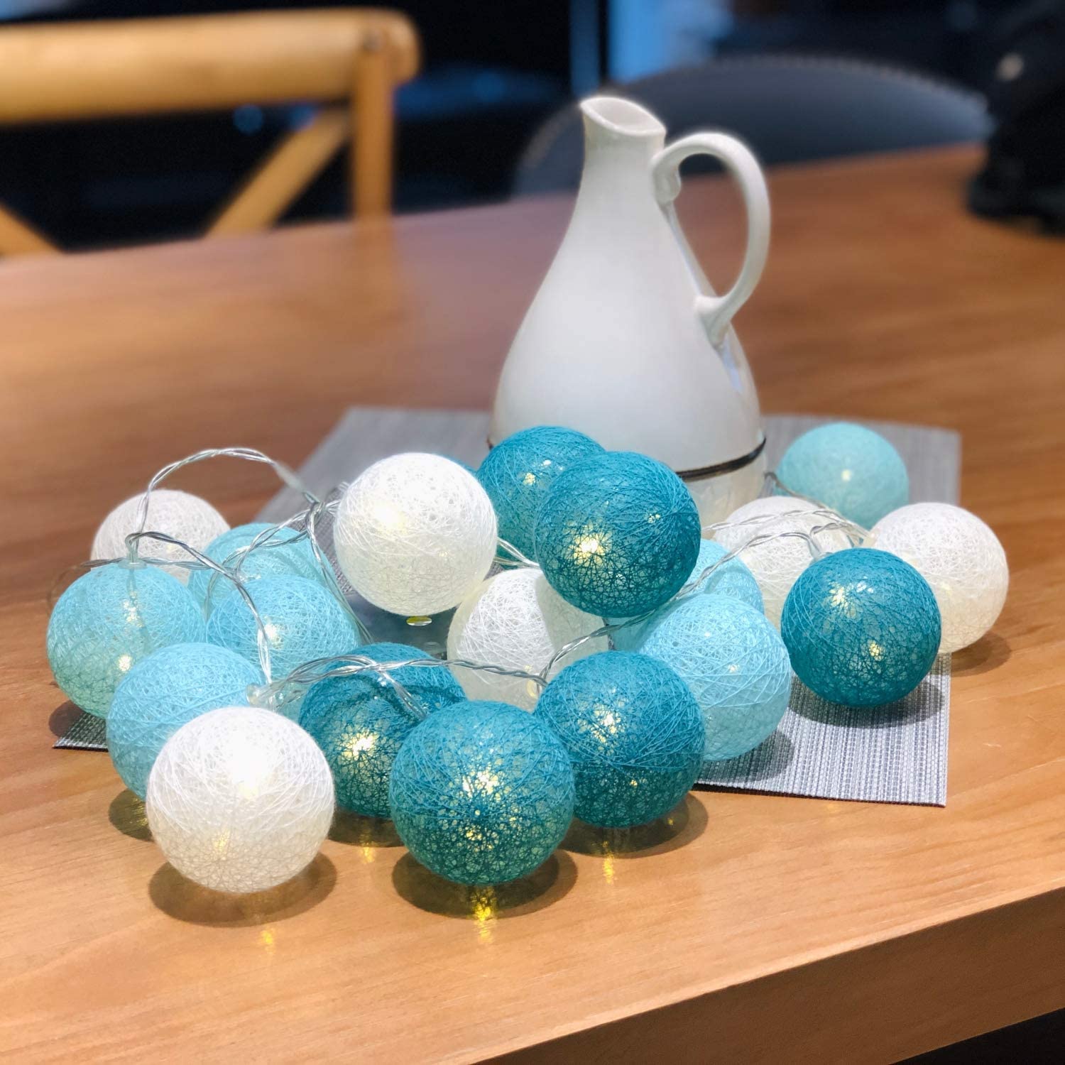 Wintergreen Lighting LED Fairy String Lights, Plug In Bedroom Fairy ...