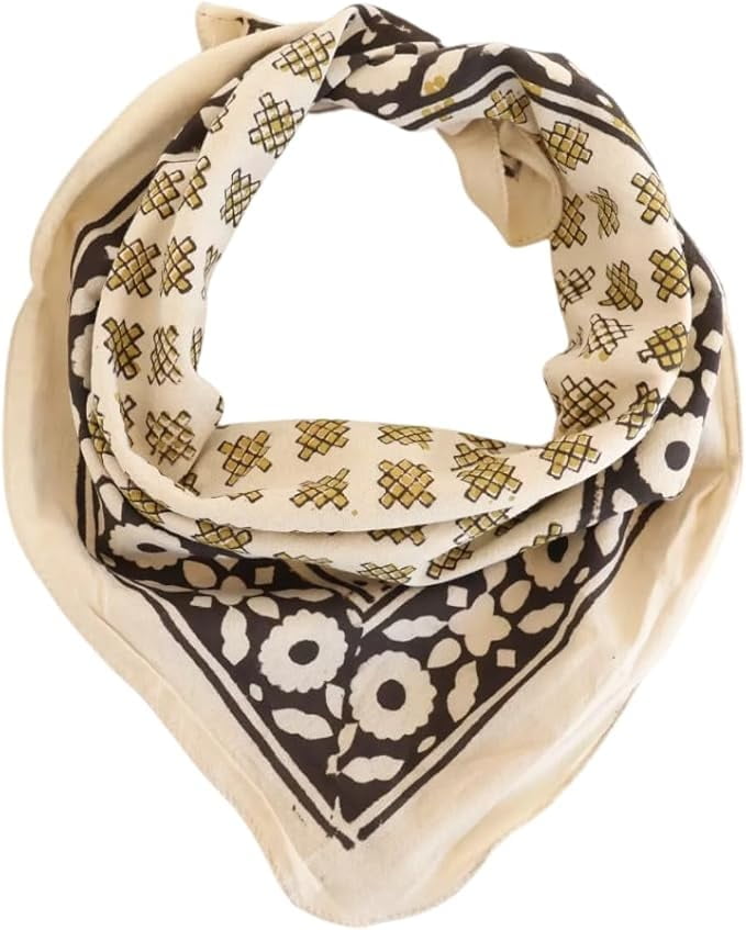 Cotton Bandana Paisley Design Scarf, Vibrant Colors, High Quality ...
