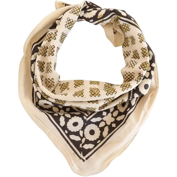 Cotton Bandana Paisley Design Scarf, Vibrant Colors, High Quality ...