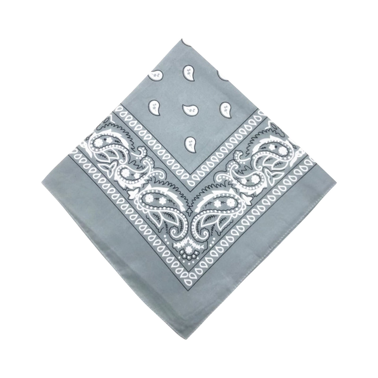Cotton Bandana Scarf Paisley Print Versatile Head Neck Wrap Tie Dye ...