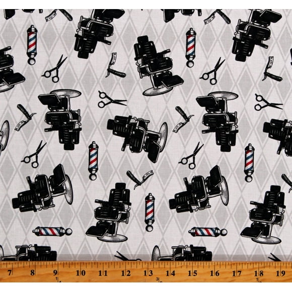 Hair Stylist Fabric By The Yard