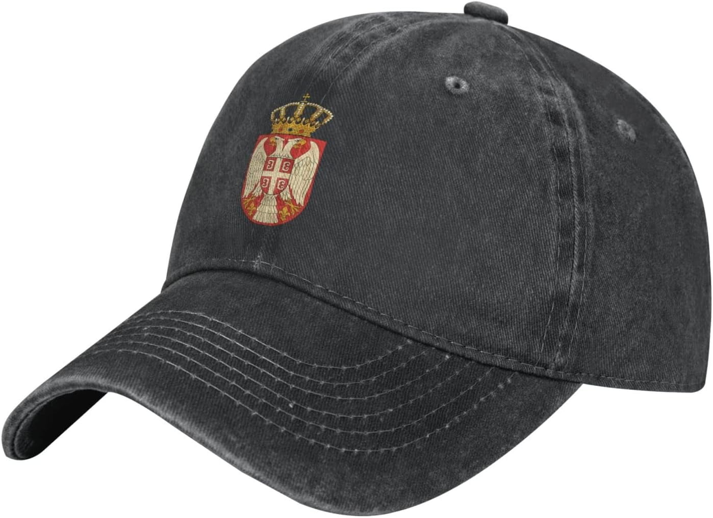Cotton Baseball Cap Serbia-Vintage-Sign Dad Hat Adjustable Polo Trucker ...
