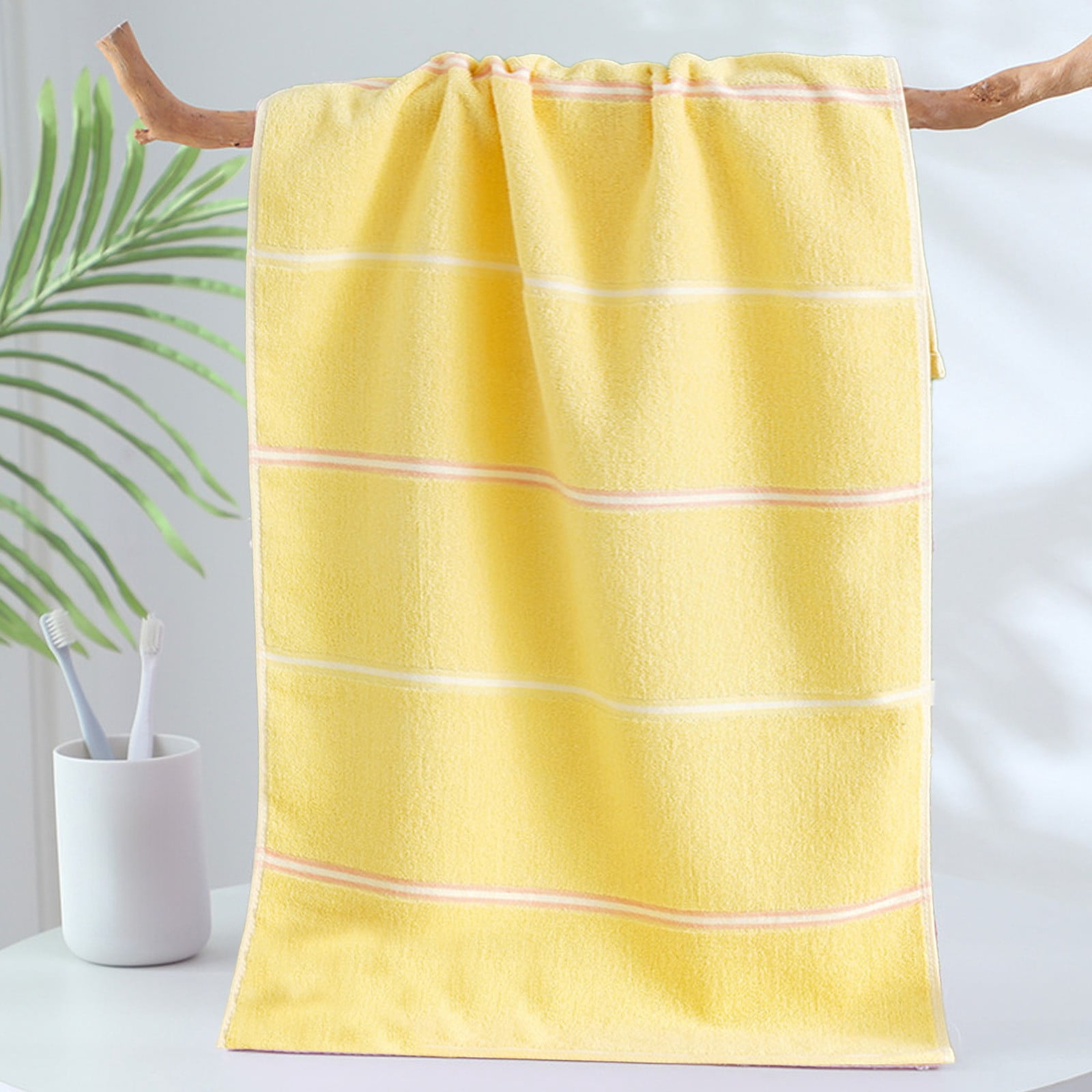 Cotton Bath Towel 40x90cm - Large Towel for Sports - Thickened ...