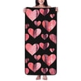Cotton Bath Towels for Bathroom - Hearts Microfiber Quick Dry Towels ...