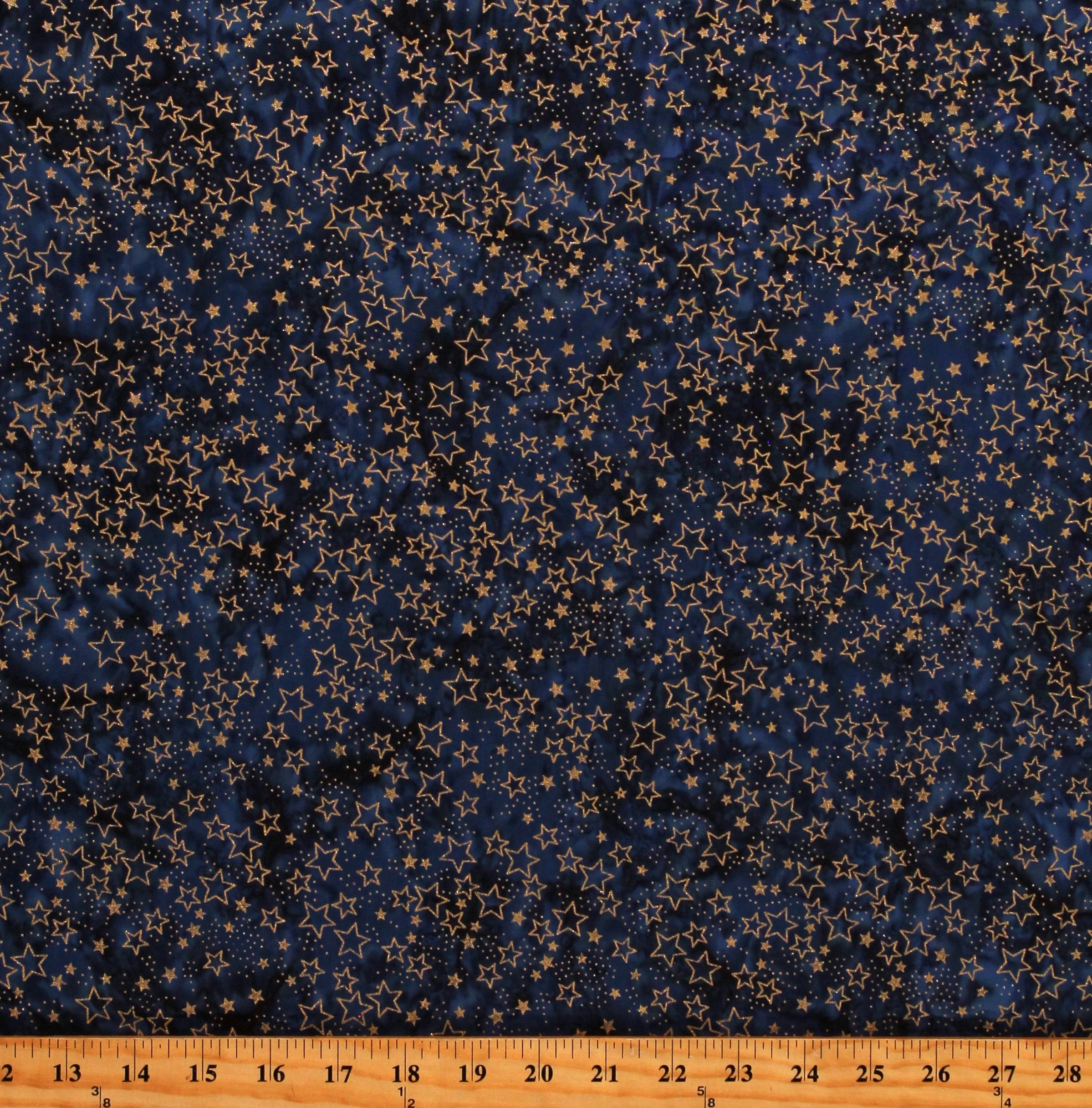 Cotton Batik Stardust Batiks Stars Sky Galaxy Space Landscape Midnight ...