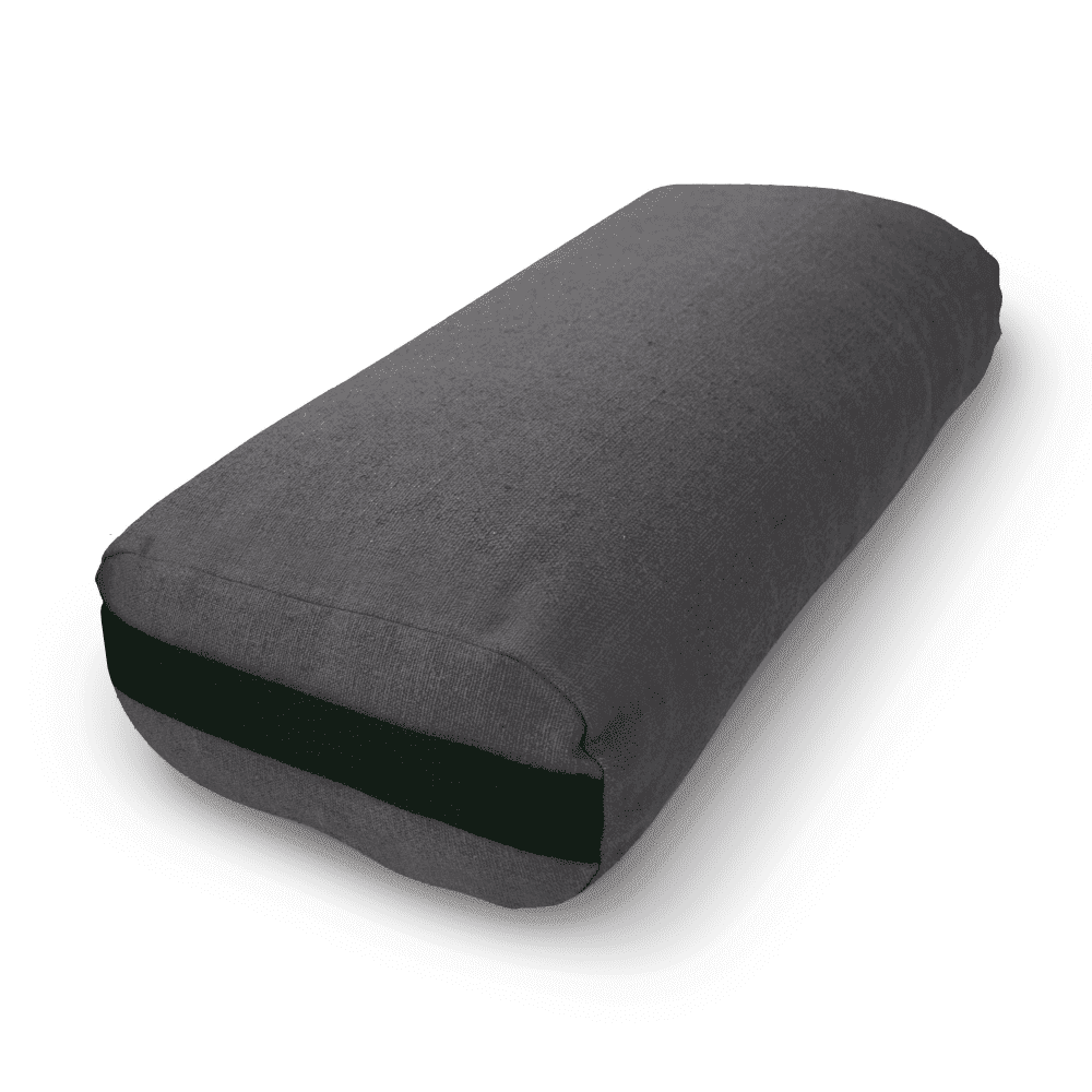 Cotton Batting 24x12x6" Yoga Bolster - Studio Grade Rectangular Yoga ...