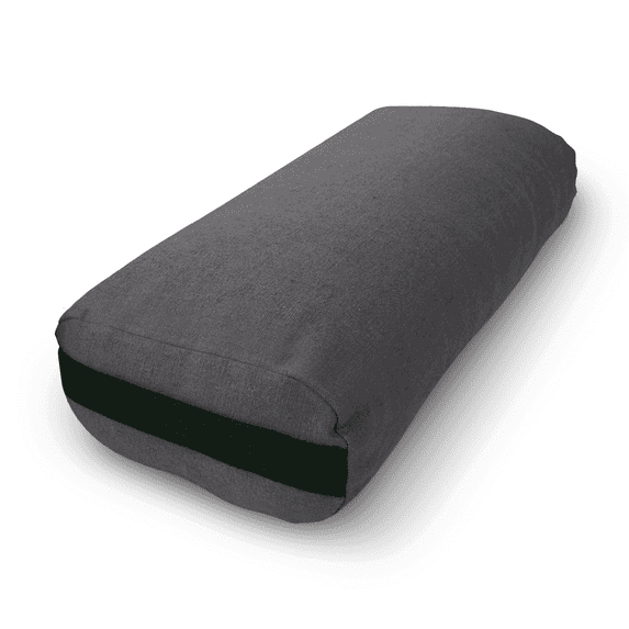 Cotton Batting 24x12x6" Yoga Bolster - Studio Grade Rectangular Yoga ...