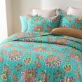 Cotton Bedspread Quilt Sets Reversible Bedding Coverlet Sets Comforter ...