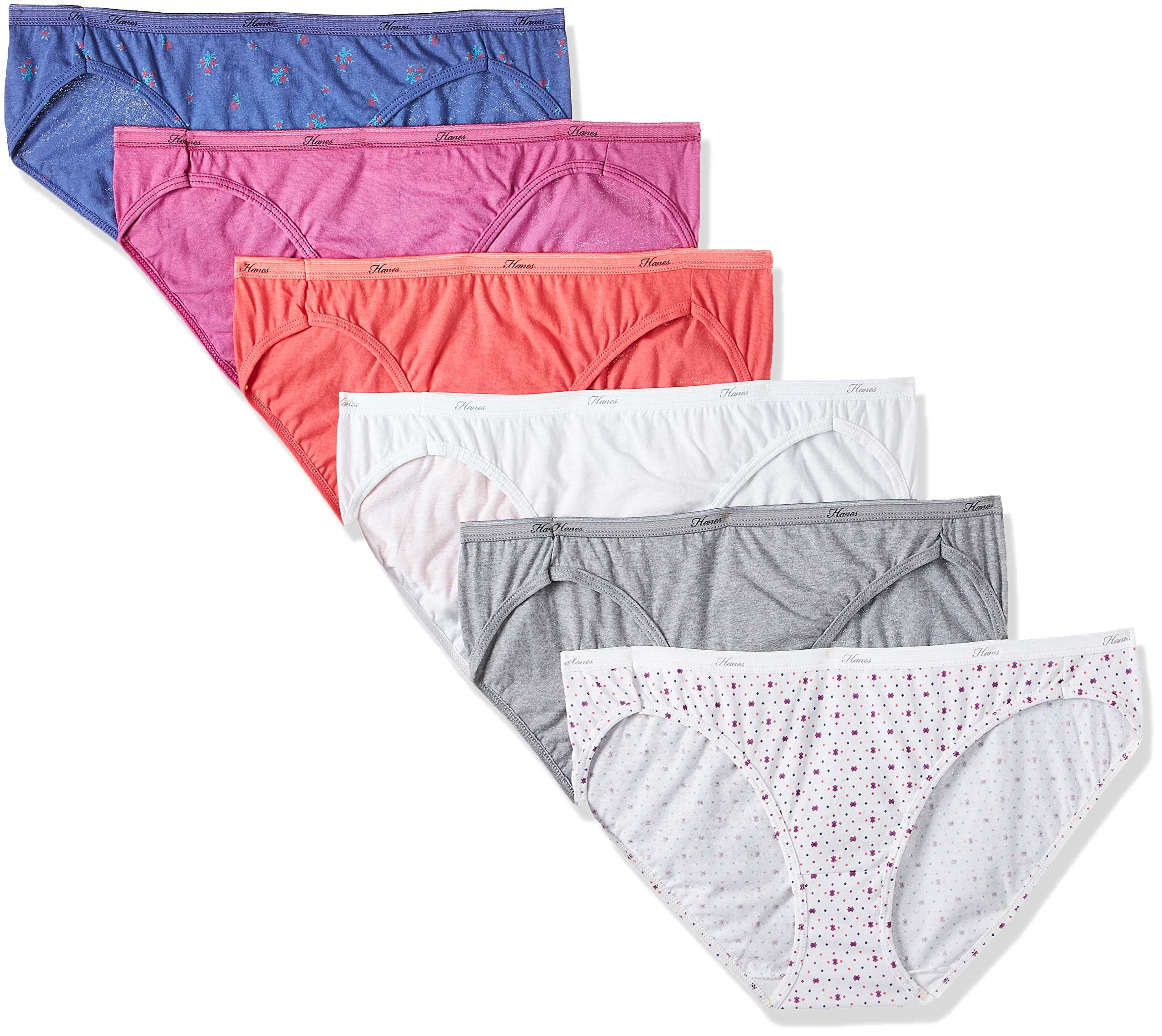Cotton Bikinis 3-Pack, Assorted, 5 - Walmart.com