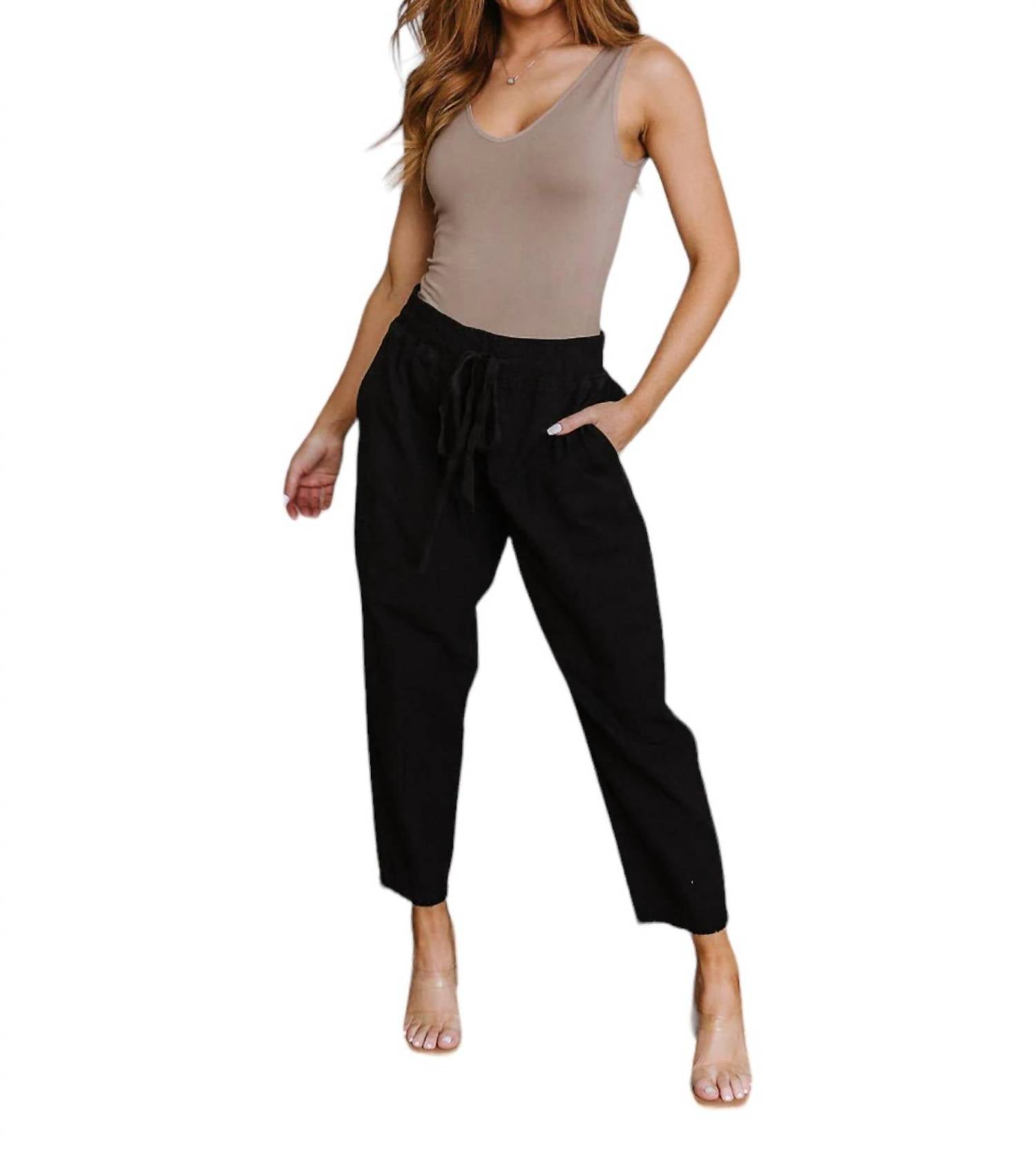 Cotton Bleu Love Me Dearly High Waisted Pants - Walmart.com