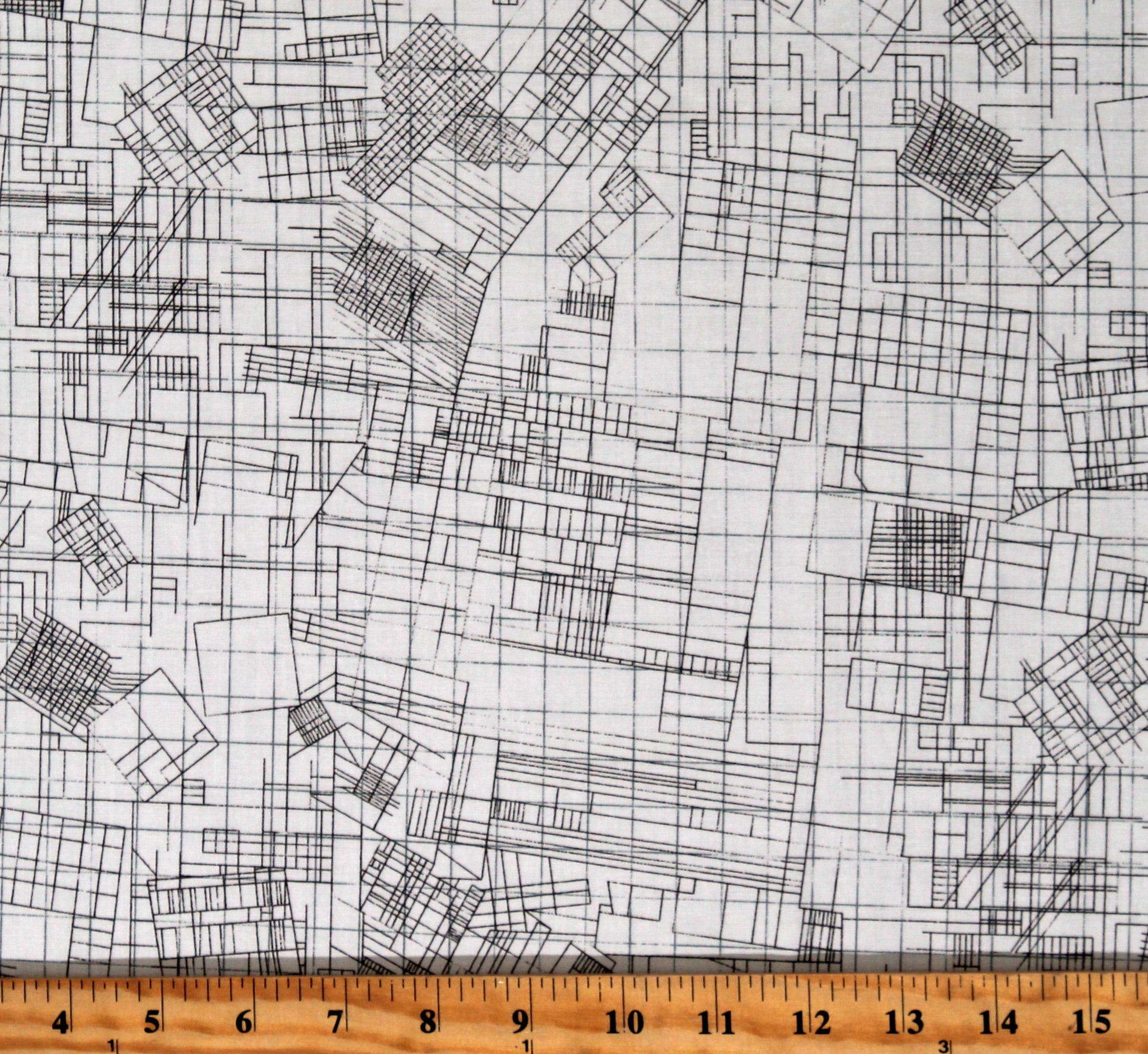 Cotton Blueprints Layout Floor Plans Drawings Gridlines Collection CF ...